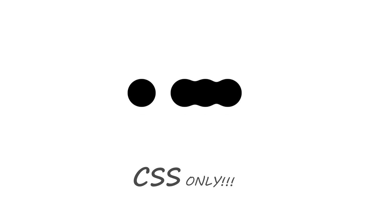 CSS Liquid Dots Loader | CSS Animation