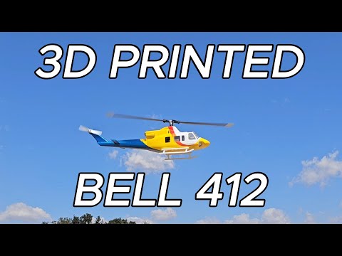 🔔 BELL 412/212 RC HELICOPTER FOR FLYWING・ STL File for 3D printing・Cults