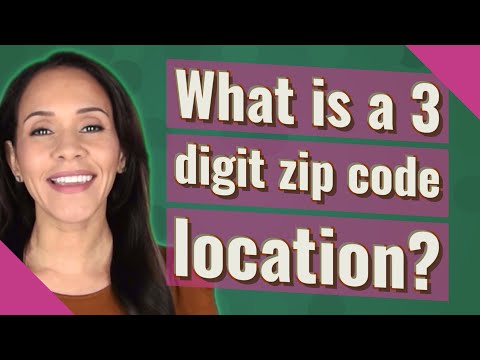 What is a 3 digit zip code location?