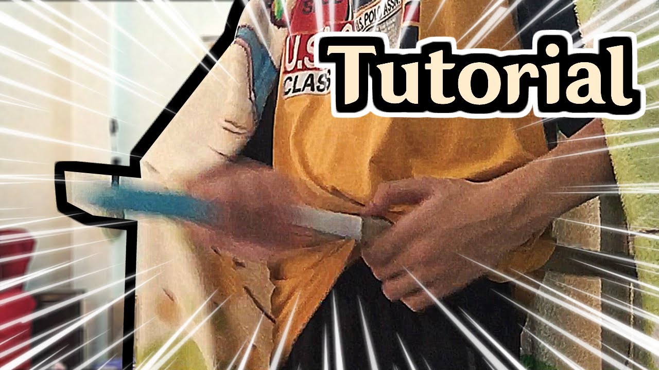 I made a FAKE Katana just for this tutorial (Chunchunmaru)