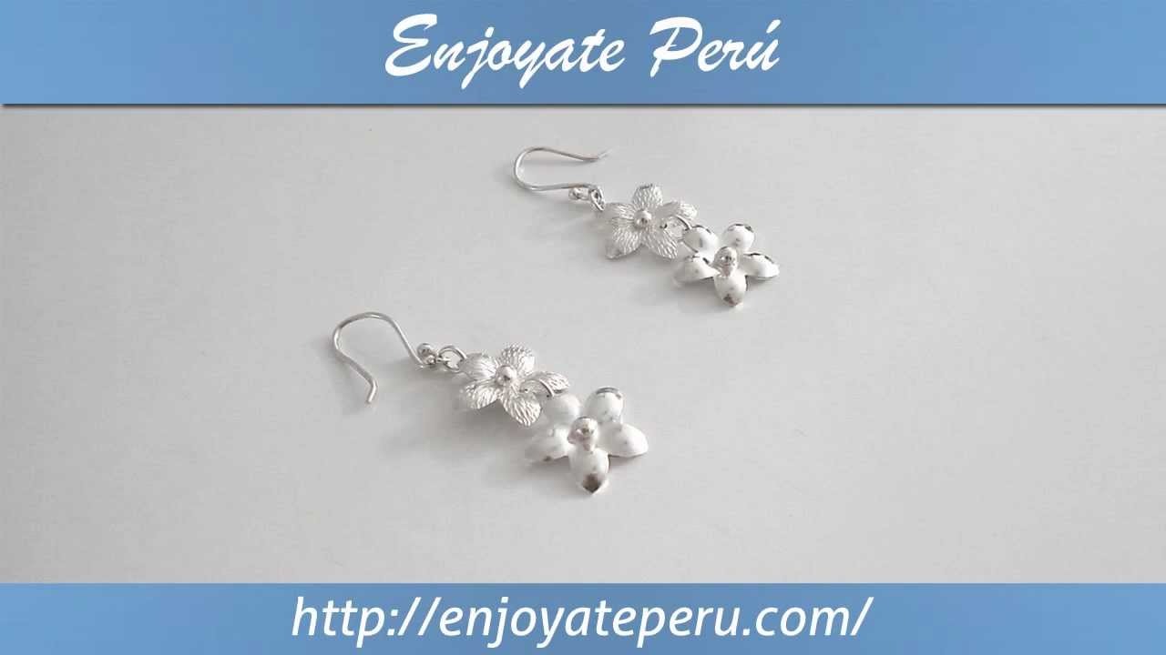 Aretes de Plata Peruana 950 #2