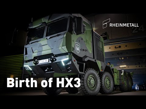 Rheinmetall Is Combat Ready With New HX3 Future-Proof Military Trucks ...