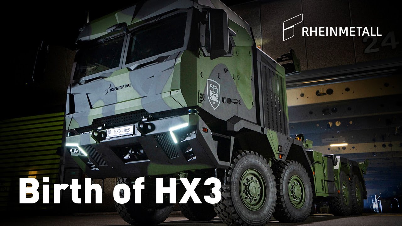 Rheinmetall Is Combat Ready With New HX3 Future-Proof Military Trucks ...