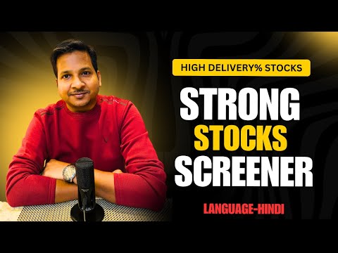 How to Find Strong Stocks Using High Delivery% Scanner (Step-by-Step)