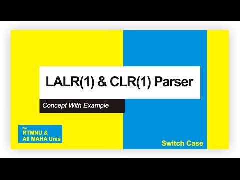 Design of LALR(1) and CLR(1) parser | Solved University Question | Compiler Design