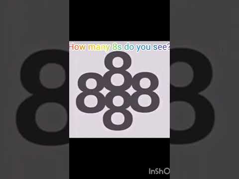 how many 8s do you see