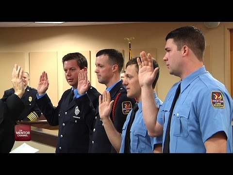 Mentor Safety Forces Swear In New Personnel