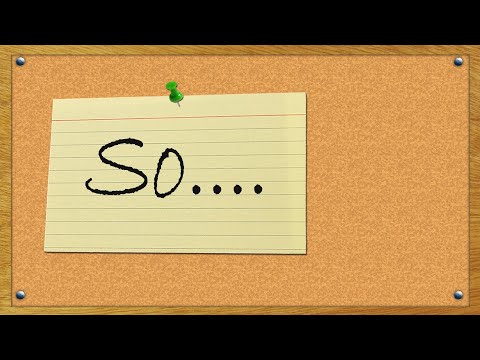 Starting A Sentence With "So"