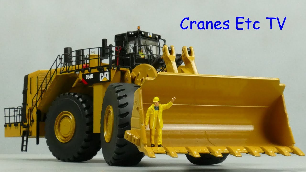 Diecast Masters Caterpillar 994K Wheel Loader by Cranes Etc TV