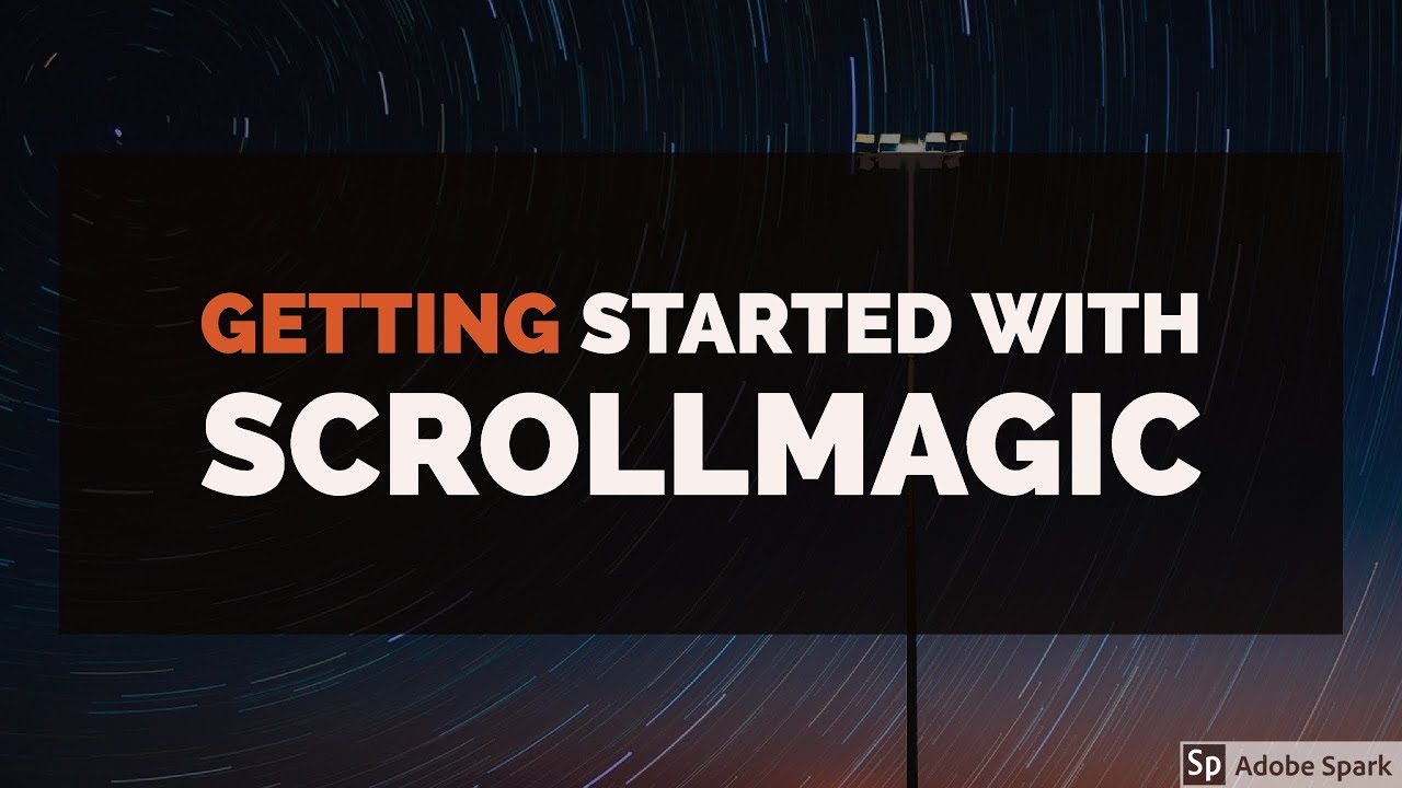 Getting started with ScrollMagic
