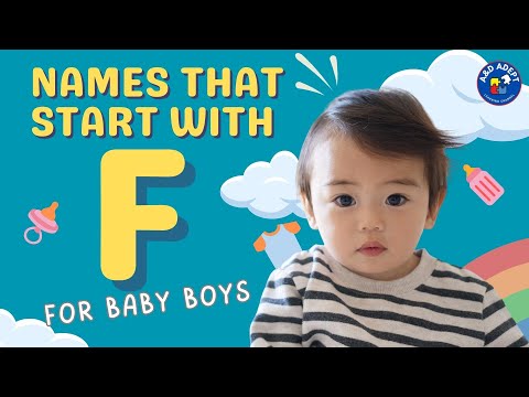 Top 20 Baby Boy Names that Start with F (Names Beginning with F for Baby Boys)