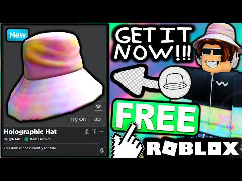 FREE ACCESSORY! HOW TO GET NARS Light Reflecting Holographic Hat! (Roblox NARS Color Quest)