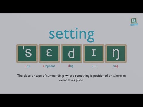 How to pronounce setting ?