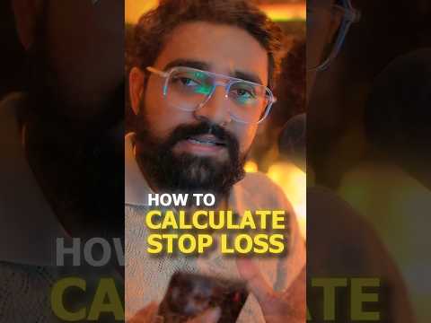 Stop loss calculation 🧮 #trading #stocktrading #sharemarket