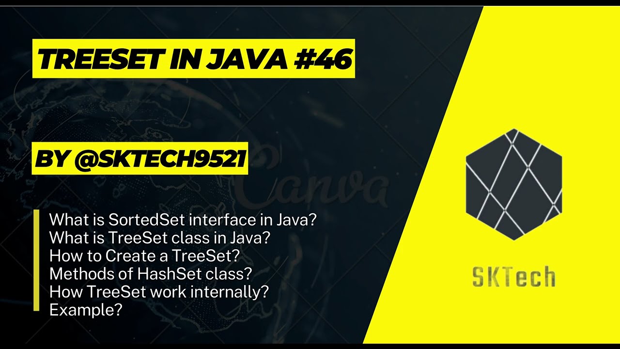 TreeSet in Java | SortedSet | basic crud operation of TreeSet *46