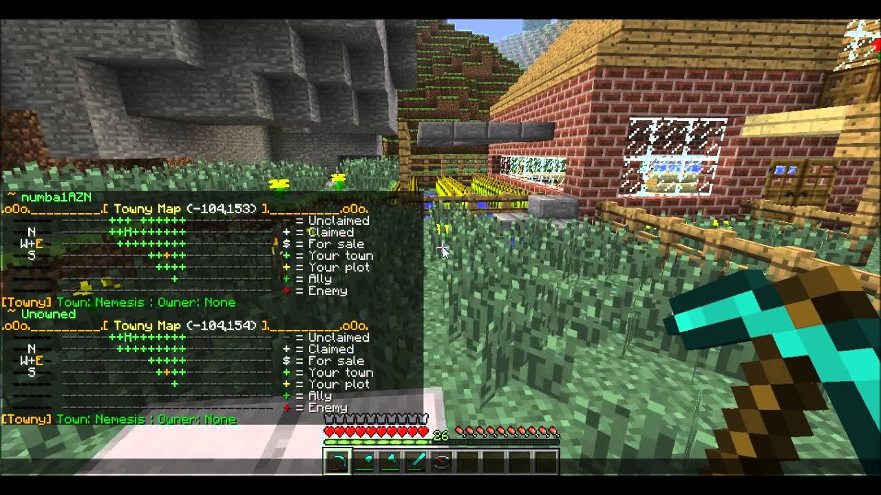 How to use towny maps