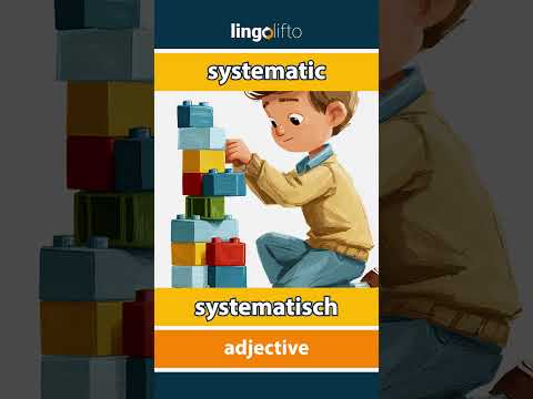 🇬🇧🇳🇱 systematic - systematisch : learn English : laten we Engels leren : vocabulary builder