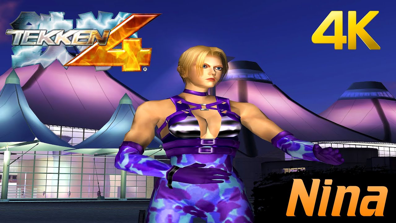 Tekken 4 Story Mode - Nina Williams 4K (PCSX2 1.6.0)