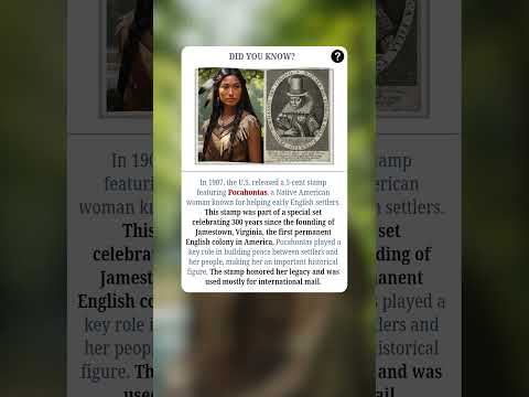 The First Native American Woman on a U.S. Stamp 🖤📬 | #fact #facts #shorts