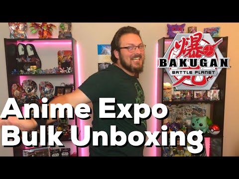 BAKUGAN Battle Planet: Bulk Anime Expo Unboxing + Bonus from K1mbo
