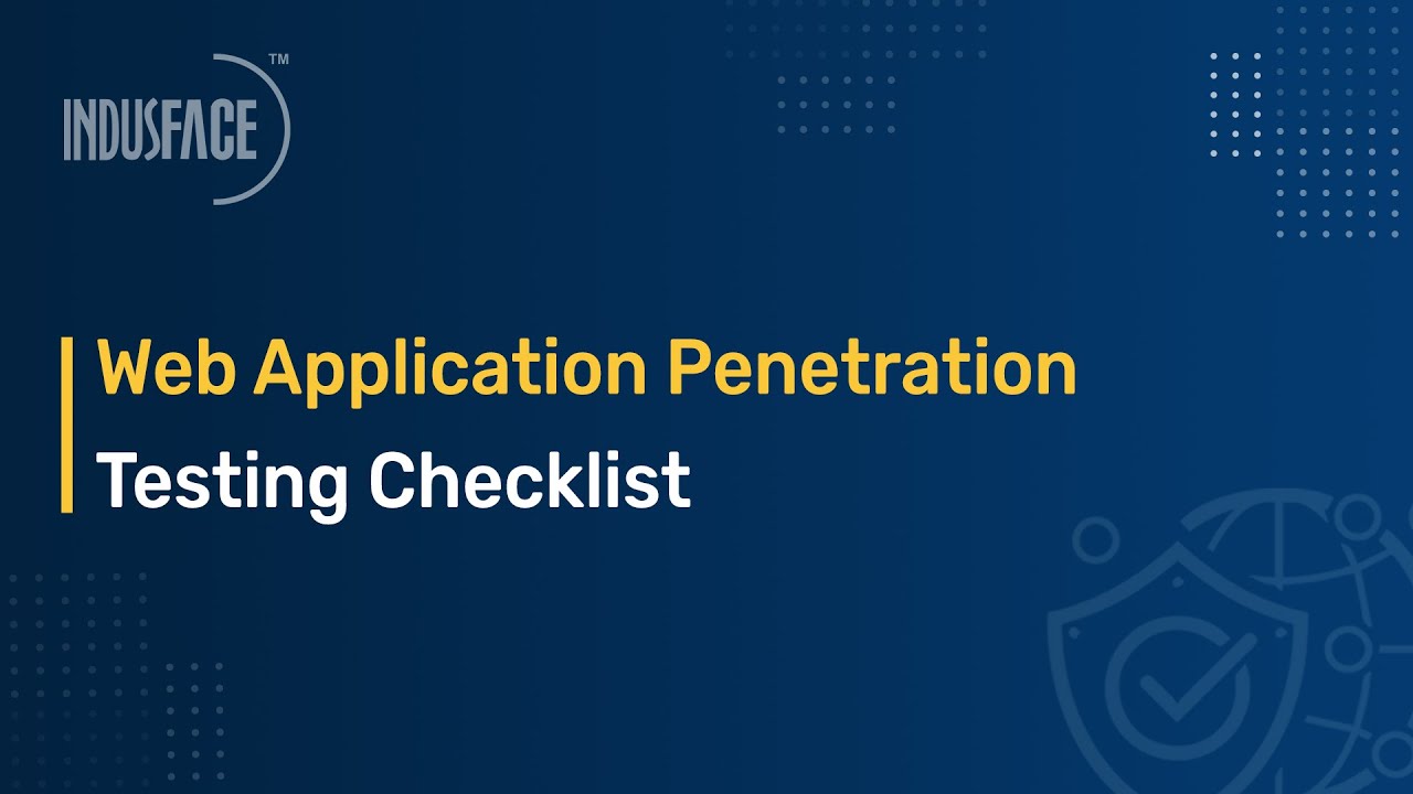 Web Application Penetration Testing Checklist