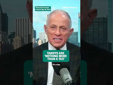 Tariffs are “nothing more than a tax.”