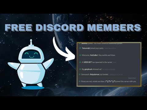 HOW TO GET FREE DISCORD MEMBERS - 2025