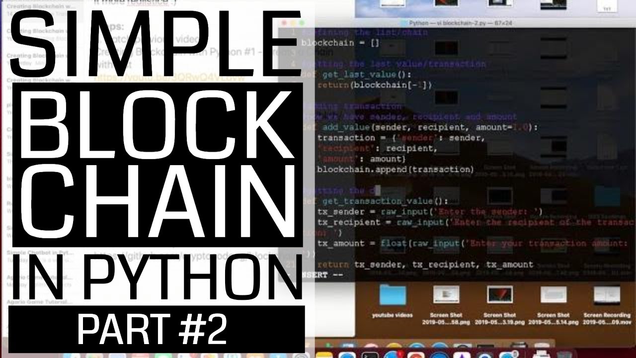Creating Blockchain with Python #2 - Adding New Transaction