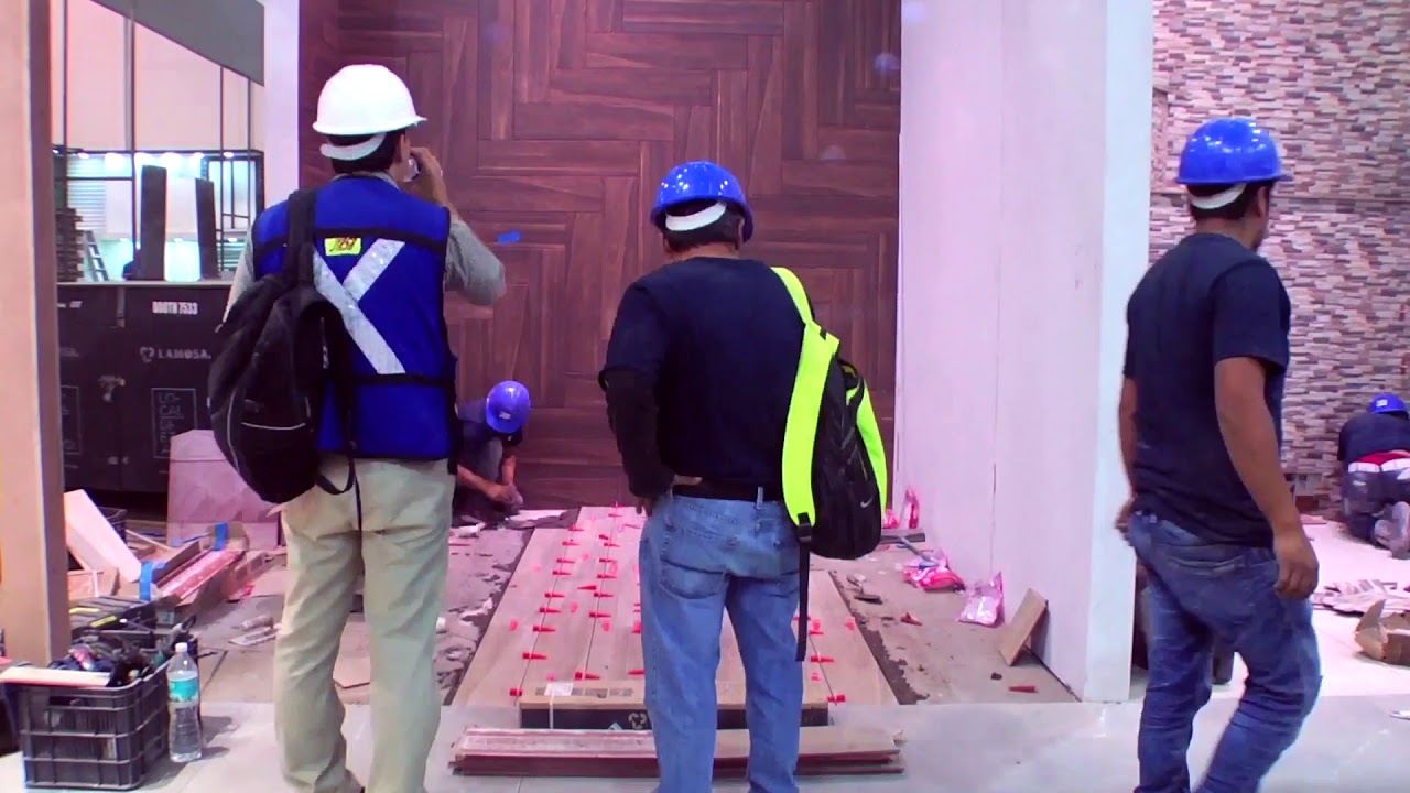 Montaje Lamosa Expo CIHAC 2018