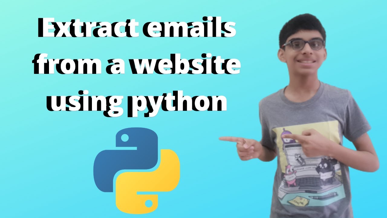How to extract emails from a website using Python