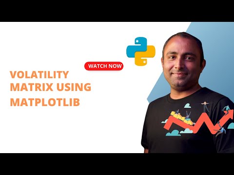 Volatility Matrix using Python Matplotlib | Python Matplotlib