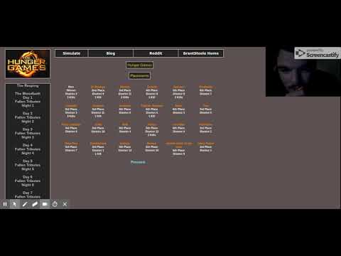 BrantSteele Hunger Games Simulator 5 part 2 Really Thats who wins!?