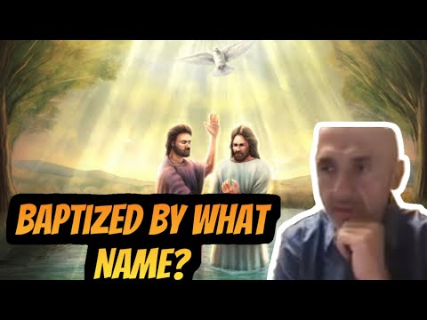 What in what name should CHRISTIANS be Baptized? | Sam Shamoun