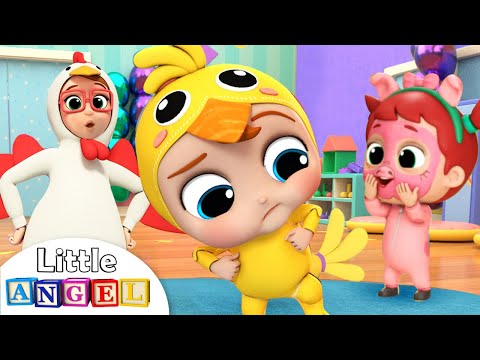 Baby John's Chicken Dance | Little Angel Nursery Rhymes & Kids Songs