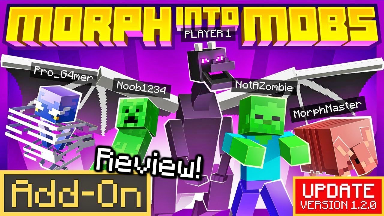 MORPH ADDON 1.2 UPDATE: Morph into Naturalist Addon MOBS!