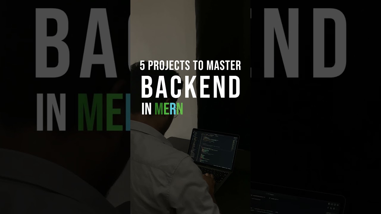 5 Projects to MASTER Backend in MERN | #reactjs #nodejs #webdevelopment #coding