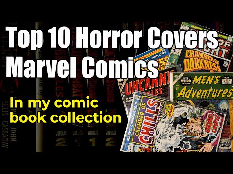 Top 10 Marvel Comics Horror Covers in my Comic Book Collection | What's in the Box?