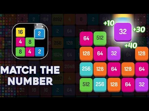 Match the Number - 2048 Game (by Inspired Square) IOS Gameplay Video (HD)