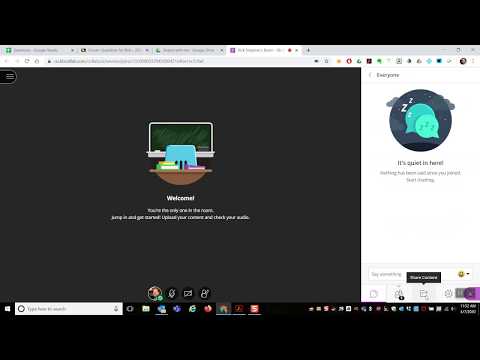 Bb Collaborate - Share Your Screen as a Moderator