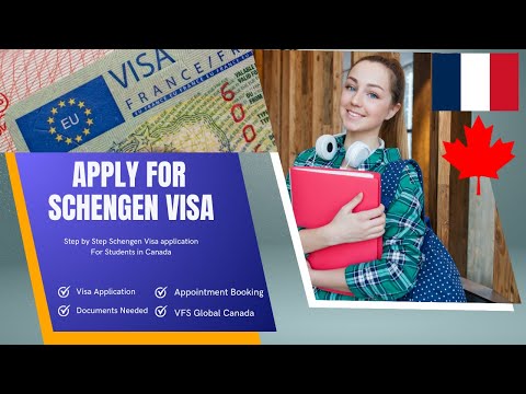 How to Apply for a Schengen Tourist Visa from Canada 🇨🇦 | Step-by-Step Guide for Students VFS Canada