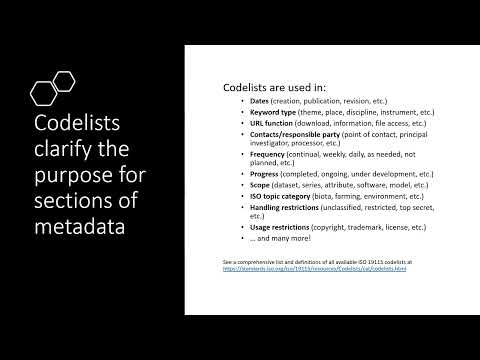ISO19115 Codelists
