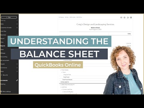 Understanding the Business Balance Sheet