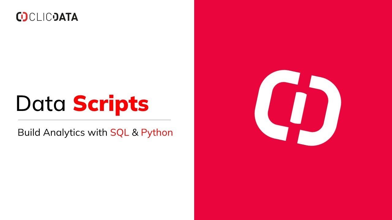 Webinar - Data Scripts - Build analytics with SQL & Python