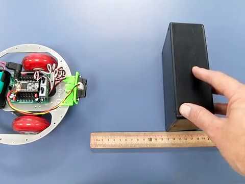 Demonstration of the rangeAlarm Funciton with a Sharp IR Sensor