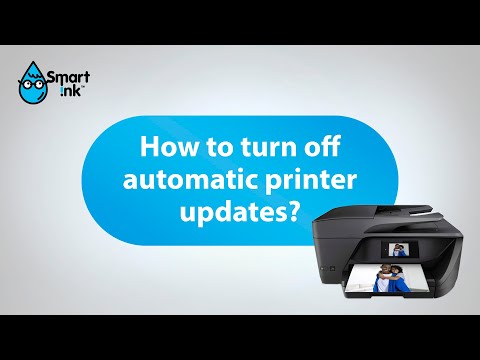 How to turn off HP automatic printer updates?