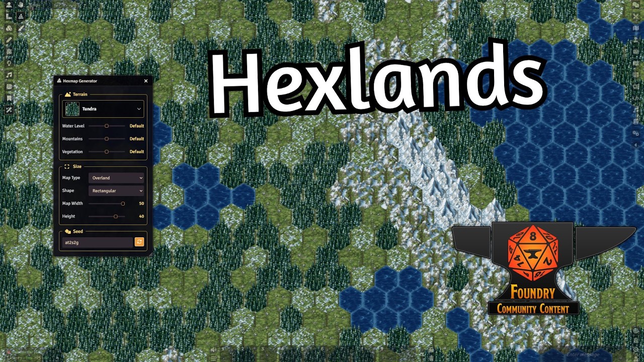 I Built a Hexcrawl & Hex Map Generator for Foundry VTT