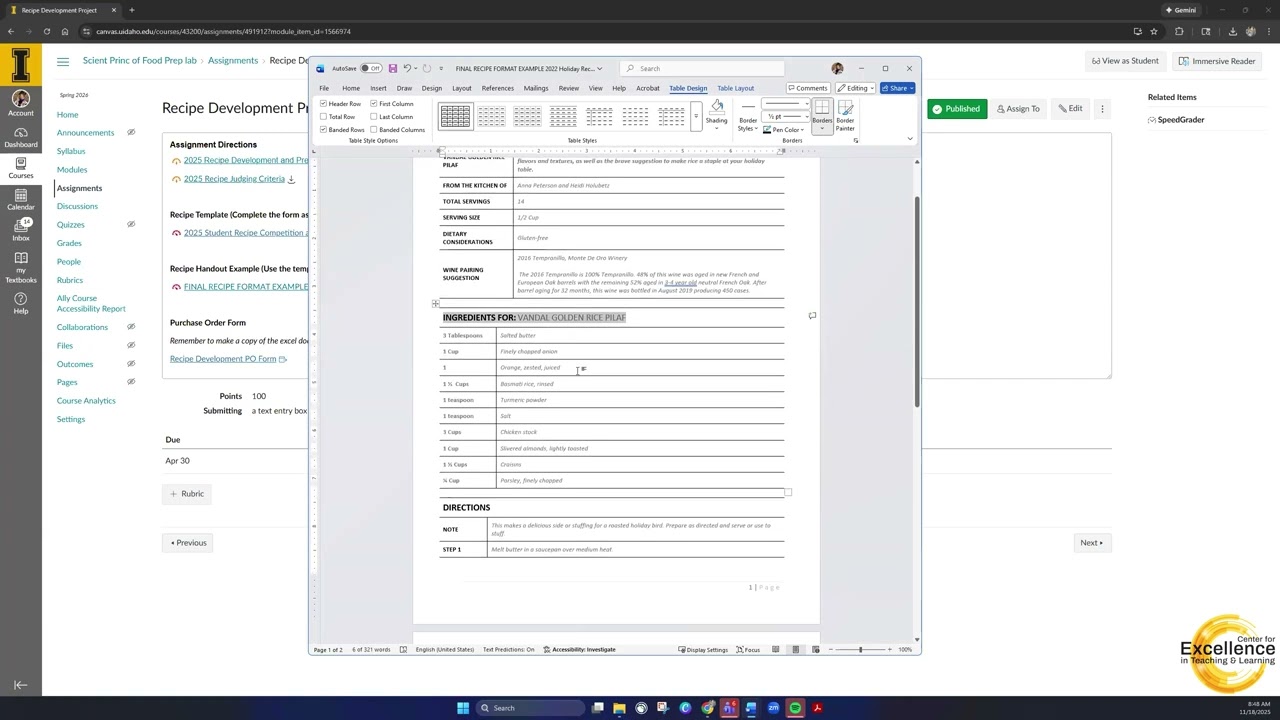Document Has Tables That Are Missing Headers