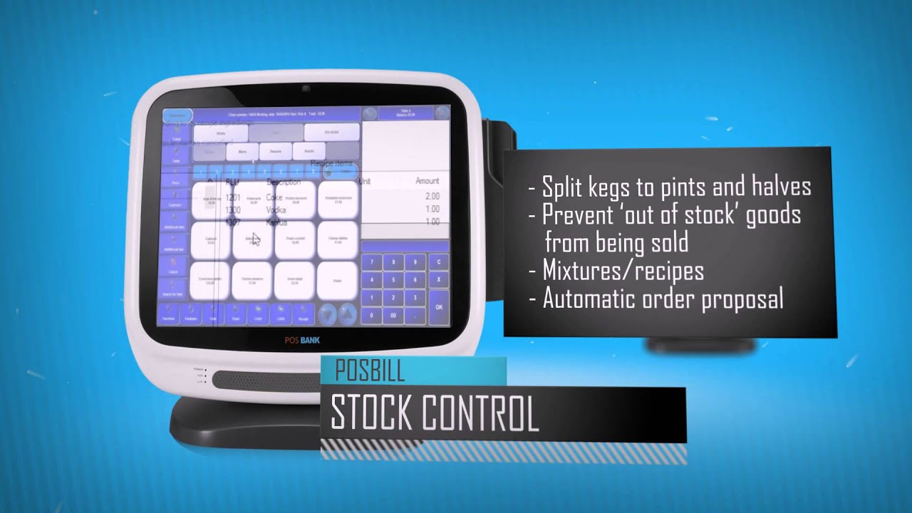 PosBill hospitality EPOS software demo - From Infinity EPOS
