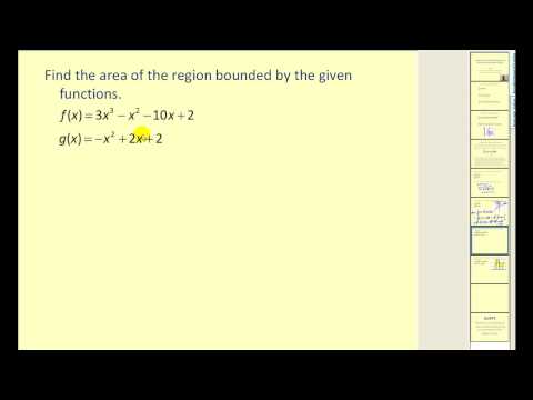 Determining the Area Between Two Functions | Math Help from Arithmetic ...