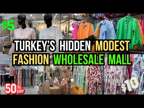 EXPOSING TURKEY'S HIDDEN MODEST FASHION MALL! GET WHOLESALE MODEST CLOTHING FOR UNDER $6 IN MERTER❗